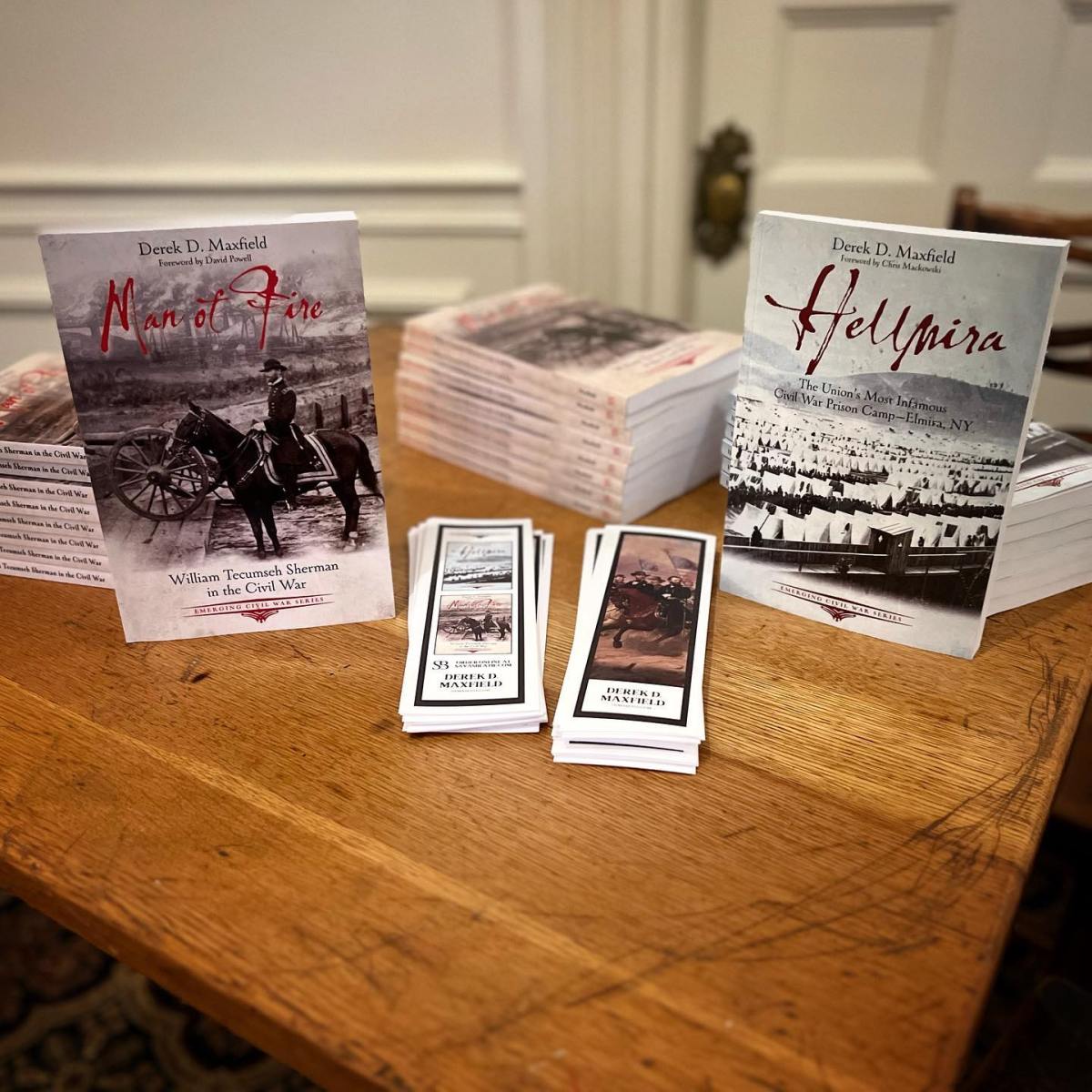 Signatures All Around at March Book Launch for MAN OF FIRE – Derek D ...